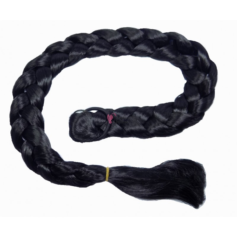 Coada de par impletita Brunet de 100cm Cod: BN100