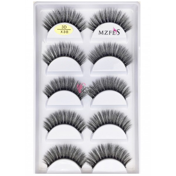 Gene false tip banda 5 perechi 3D Luxury Cod 3DX30 + 1 Pigment Make-up ...