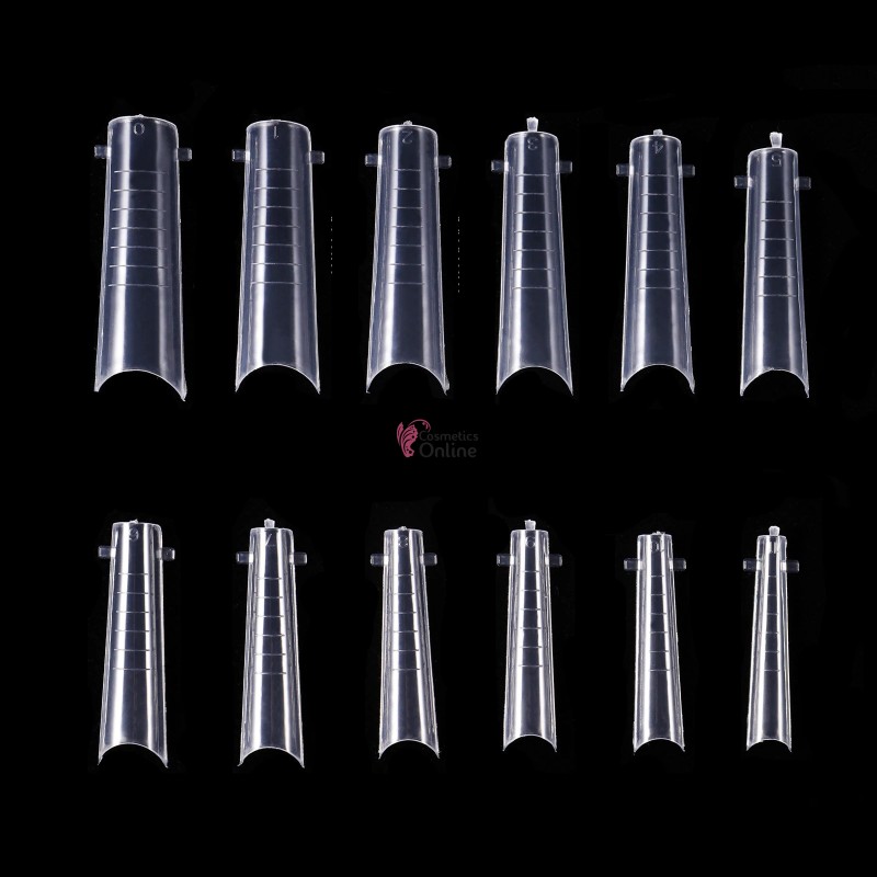 Tipsuri 120 bucati Transparente Refolosibile Smart Forms pentru Acryl ...