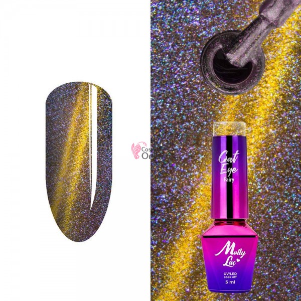 Oja Semi Premium Hibrid MollyLac Cat Eye UV/LED de 5 ml - 163 Fairy ...