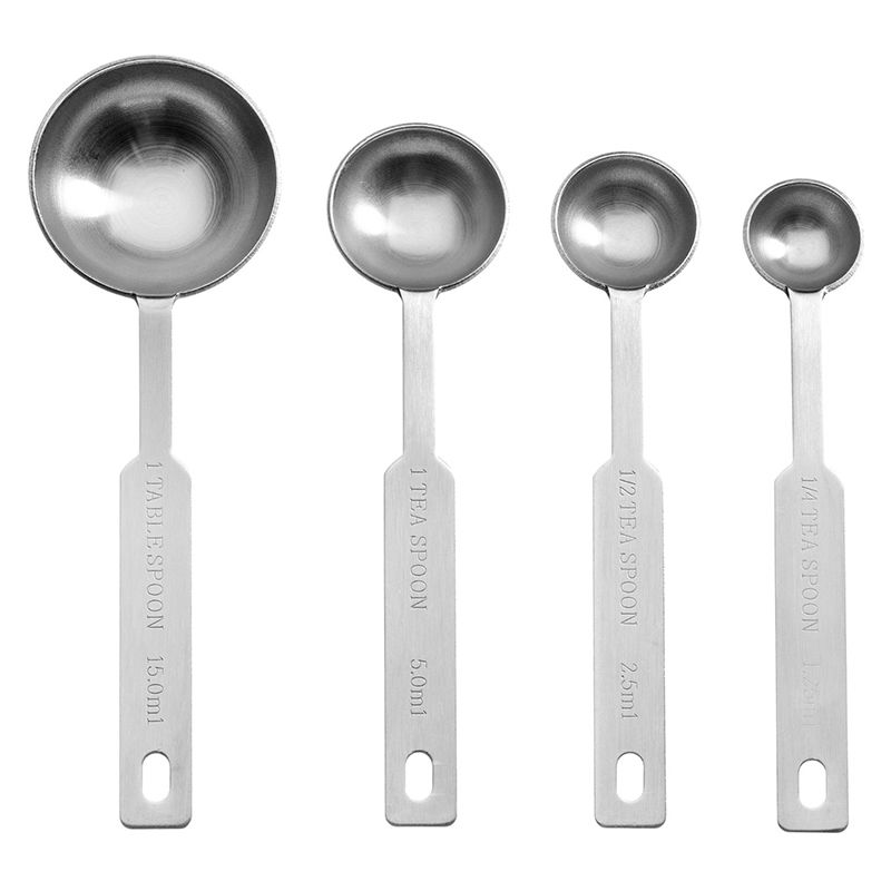 Linguri din metal pentru masurare creme, solutii LNG001, 4 bucati