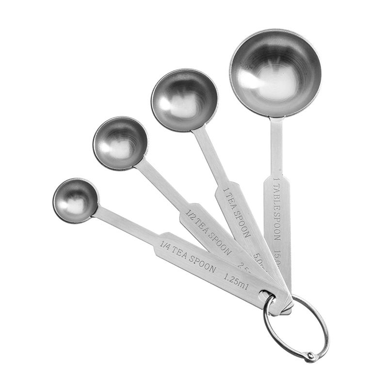 Linguri din metal pentru masurare creme, solutii LNG001, 4 bucati
